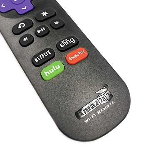 Amaz247 Wi-Fi Remote for All Roku Player (Box) and Roku Stick (NOT for Roku TV)!!