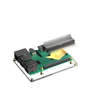 Micro Connectors Raspberry Pi 40-pin GPIO 1 to 2 Expansion Board (RAS-GP02),Green