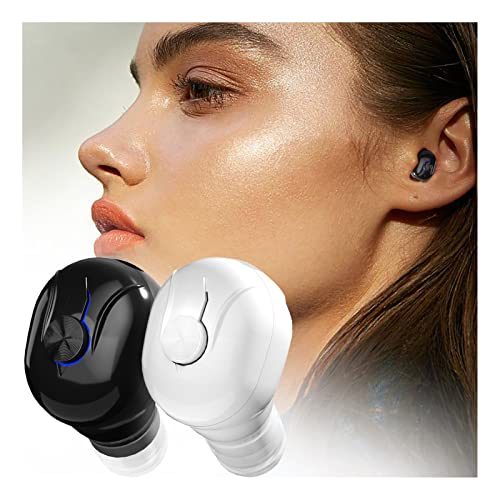 Wireless Headphones Bluetooth with Microphone Sports Stereo Sound IPX5 Waterproof in Ear Mini Single Earbuds for One Ear Earphones for iOS Android