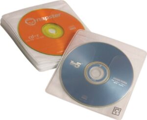 case logic cds-120 120 capacity cd prosleeve pages (white)