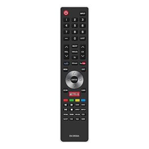 gvirtue en-33926a remote control compatible replacement for hisense en33926a tv remote, applicable 32k366w 40k366wb 32k20dw 32k20w 40h5 50k610gwn 55k610gwn xv5849 32h5b 40h5b 40k366wn 48h5 50h5b