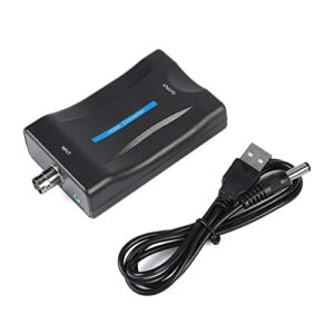 Coax To Hdmi Adapter BNC to HDMI Converter Adapter Coax To Hdmi Converter For Tv Antenna 1080P/720P HD Display Video Adapter Surveillance Monitor for PS2, PS3, PSP, WII, XBOX360