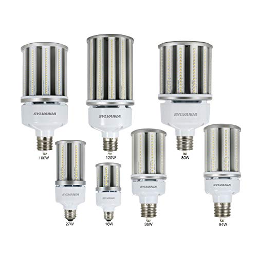 Sylvania LED High Lumen Retrofit Corn Lamp, 400W Equivalent, 16200 Lumen, EX39 Mogul Base, 3000K Natural White, 1 Pack