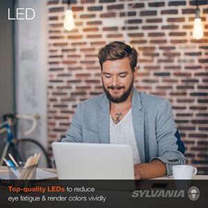 SYLVANIA LED Filament Light Bulb, ST19 Edison, 60W Equivalent, Efficient 8.5W, 13 Year, Dimmable, 800 Lumen, Clear Finish, 2700K, Soft White - 1 Pack (40255)