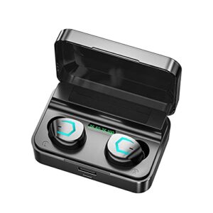 Wireless Earbuds Bluetooth Headphones in Ear with Bluetooth 5.2 Deep Bass LED Display IPX7 Waterproof Earbuds for Sport and Work,High-Definition Calls