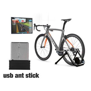 USB ANT+ Stick Dongle Adapter Wireless Receiver for Zwift, TheSufferfest, TrainerRoad, Rouvy to Upgrade Bike Trainer (with 3 Meters Extension Cable)