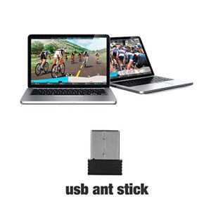 USB ANT+ Stick Dongle Adapter Wireless Receiver for Zwift, TheSufferfest, TrainerRoad, Rouvy to Upgrade Bike Trainer (with 3 Meters Extension Cable)