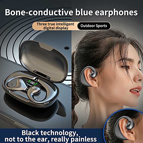 True Wireless Bone-Conduction Bluetooth Headset 5.3 No in Ear Ear HiFi Audio Quality Dual HD Call 480H Long Endurance Can Not Be Thrown Off The Sports Head