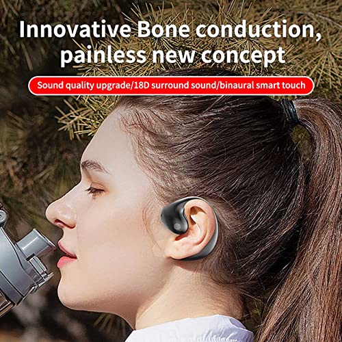 True Wireless Bone-Conduction Bluetooth Headset 5.3 No in Ear Ear HiFi Audio Quality Dual HD Call 480H Long Endurance Can Not Be Thrown Off The Sports Head