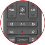 NBS Replacement Remote Control for Cox Contour 2 XR15-RF Voice Activated Cable TV Remote Control, Grey