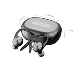 True Wireless Earbuds, Led Power Display Earphones, Earphones with to-uch Control, Immersive Premium Sound Headset for Tv Smart Phone Computer Laptop Sports