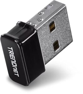 trendnet – tew-808ubm micro ac1200 wireless usb adapter, mu-mimo, dual band support 2.4ghz/5ghz, supports windows/mac, tew-808ubm black