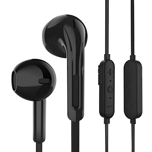 Konnek Stein Wireless Earbuds, Bluetooth Ear Buds in-Ear Headband Headphones, 6 Hrs Playtime V5.0 Wireless Headset Sport Earbuds w/Mic for Gym Running Compatible with iPhone Samsung Android, Black