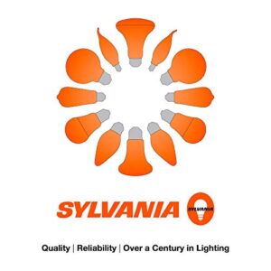 SYLVANIA G25 Globe Décor LED Light Bulb, 60W Equivalent Efficient 5W, 10 Year, Non-Dimmable, 500 Lumens, 2700K, Soft White, Frosted - 2 Pack (40215)