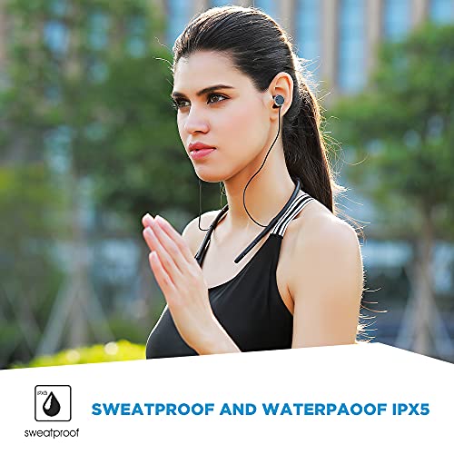 Wireless Earbuds, Etunsia Wireless Bluetooth Headphones, 10H Playtime - Bluetooth5.0 Headphones in-Ear, IPX5 Waterproof with Customized Charging Bank & Travel Case