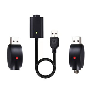 usb thread charger cable | 3 pcs | built – in led indicator | compatible for portable usb charger adapter | intelligent overcharge protection |