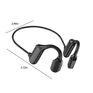 Yrmaups Ear-Hanging Wireless Headphones Bluetooth 5.2 Sports Wireless Earphones with Sweat Resistant,Waterproof Senseless and Long EnduranceHeadset for Running,Cycling,Hiking (Black)