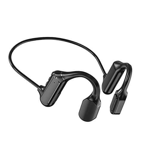 Yrmaups Ear-Hanging Wireless Headphones Bluetooth 5.2 Sports Wireless Earphones with Sweat Resistant,Waterproof Senseless and Long EnduranceHeadset for Running,Cycling,Hiking (Black)