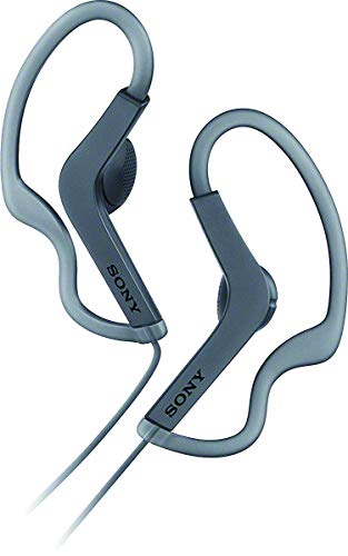 Sony MDR-AS210/B Sport In-ear Headphones, Black (Renewed)