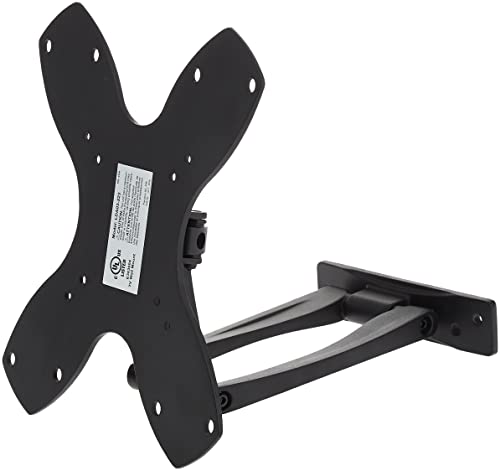 Monoprice Stable Series Full-Motion Articulating TV Wall Mount Bracket for TVs 23in to 42in Max Weight 44lbs Extension Range of 1.8in to 13.0in VESA Patterns Up to 200x200 UL Certified