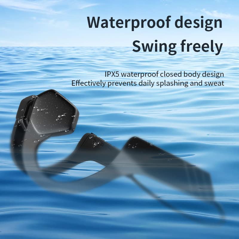 New Wireless Bluetooth Headset Black Technology Bone Conduction Running Sports Ear Hook