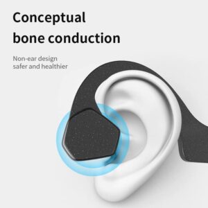 New Wireless Bluetooth Headset Black Technology Bone Conduction Running Sports Ear Hook