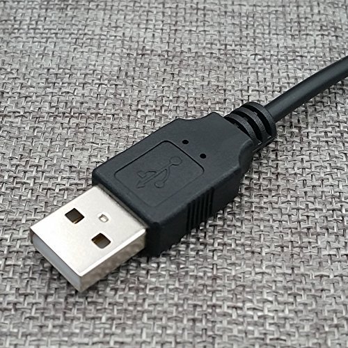 BesCable USB to USB Cable - Superspeed USB 2.0 Type A Male to Type A Male 24 / 28AWG Cable 7 Feet - Black