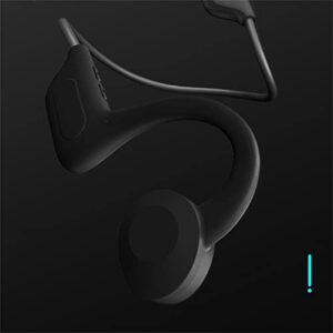 Bzdzmqm Wireless Bluetooth Headset Bone Conduction Headset,IP67 Waterproof Sweatproof Sports Headset Business Headset Ear Hook Gaming Earbuds Long Distance Connection Headset Fast Charging