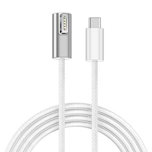 Etre Jeune USB C to Magnetic L-Tip Charging Cable, Type C to Mag-Safe 1 PD 100W Power Fast Charging Converter Connector Replacement for 2006-2012 Mac-Book Pro Air