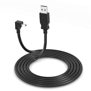 90 degree angled usb 2.0 a to mini b usb 5 pin cable 10ft/3m, bolaazul right angle mini usb data sync&charger cable usb pc charger charging cable cord for ti-84 plus ce graphing calculator mp3/mp4/gps