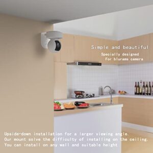 Zwolf Metal Wall Mount for Kasa Indoor Pan/Tilt Smart Security Camera, Upside Down or Upright Your Camera on Any Wall You Want, Get Any Viewing Angles (NOT Included Camera) (Pack of 2)