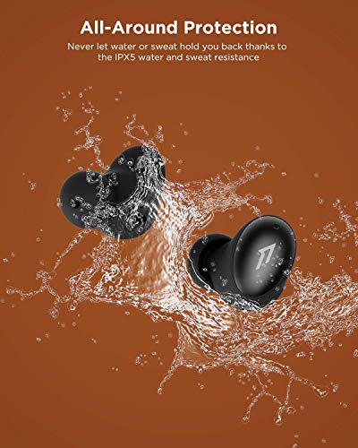 1MORE Colorbuds Wireless Earbuds Bluetooth 5.0 Headphone with Fast Charging, Qualcomm Chip IPX5 Waterproof Stereo in-Ear Earphones CVC8.0 Build-in Dual Mic ENC Auto Play/Pause Aptx, AAC, 22H (Renewed)