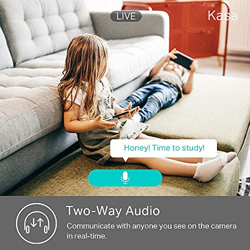 Kasa Smart 2K Security Camera Baby Monitor (KC400) (Renewed)