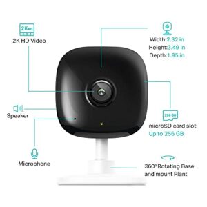 Kasa Smart 2K Security Camera Baby Monitor (KC400) (Renewed)