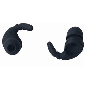 2 Pair Sports Earbud Stabilizers Fins Wing Left and Right Side Stabilizers Fins Wing Eartips Adapters for in Ear Earphones with 4mm to 6mm Nozzle Attachment Compatible with ie8 T110 xba-h1 K3003