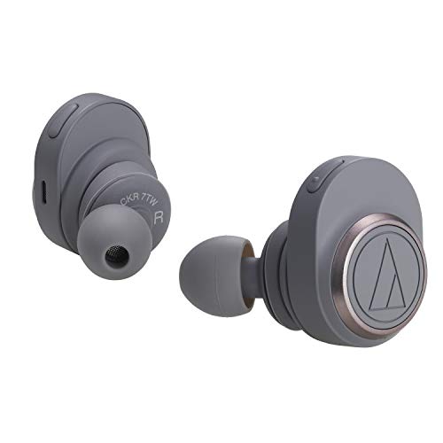 Audio-Technica ATH-CKR7TW True Wireless In-Ear Headphones, Gray