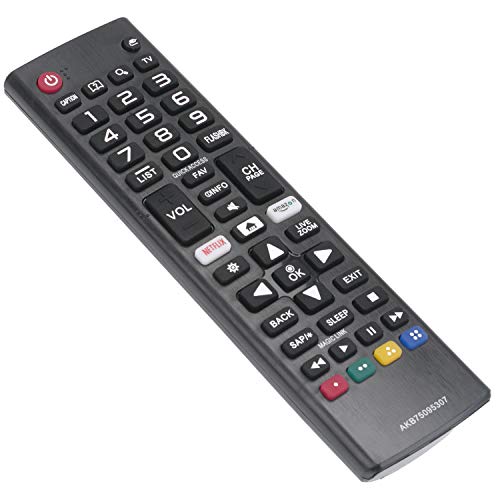 New AKB75095307 Replace Remote fit for LG TV 43UJ6300 49UJ6300 65UJ6300 55UJ6300 55UJ6540 43LJ5500 43LJ550M 49LJ5500 49LJ550M 49UJ6500 55LJ5500 55LJ550M 55UJ600 OLED65B7A OLED55C7P OLED65C7P OLED55E7P