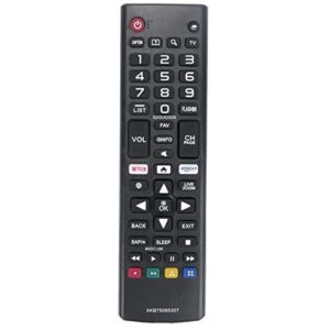 new akb75095307 replace remote fit for lg tv 43uj6300 49uj6300 65uj6300 55uj6300 55uj6540 43lj5500 43lj550m 49lj5500 49lj550m 49uj6500 55lj5500 55lj550m 55uj600 oled65b7a oled55c7p oled65c7p oled55e7p