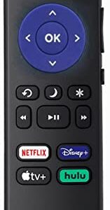 Universal Remote Compatible with Roku TV, for TCL/Philips/JVC/RCA/Magnavox/Sanyo/LG/Haier/ONN Roku TVs