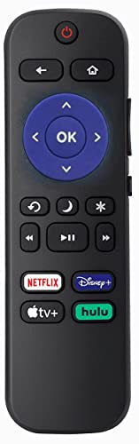 Universal Remote Compatible with Roku TV, for TCL/Philips/JVC/RCA/Magnavox/Sanyo/LG/Haier/ONN Roku TVs