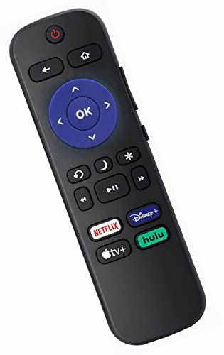 Universal Remote Compatible with Roku TV, for TCL/Philips/JVC/RCA/Magnavox/Sanyo/LG/Haier/ONN Roku TVs