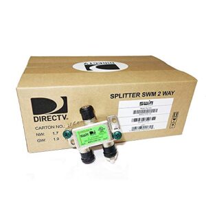 Directv SWM Approved 2-Way Wide Band Splitter (2-Pack)