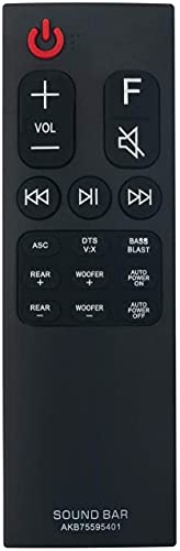 Replacement Remote Control for LG SK5Y SK5R SL4Y SL5Y Soundbar