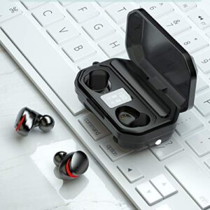 U1 Earphones Sports Wireless Stereo Headphone Headset Earbuds in-Ear with Mic Wireless Headphones (AS Show, One Size)