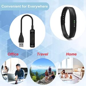 EXMRAT Compatible with Fit Bit Flex 2 Charger Cable, Replacement USB Charger Charging Cable for Fit Bit Flex 2 (Black)