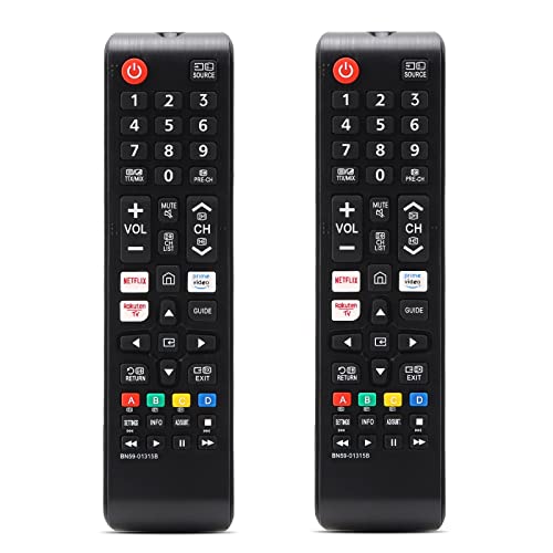 【Pack of 2】 Replacement Remote Control BN59-01315B Fits for Samsung Smart TV LCD LED UHD QLED 4K HDR TVs, Universal Remote Control for Samsung All Smart TV Models