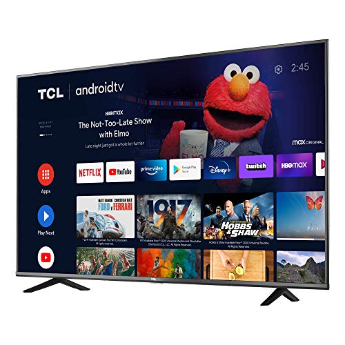 TCL 55-inch Class 4-Series 4K UHD HDR Smart Android TV - 55S434, 2021 Model