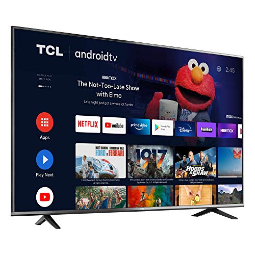 TCL 55-inch Class 4-Series 4K UHD HDR Smart Android TV - 55S434, 2021 Model