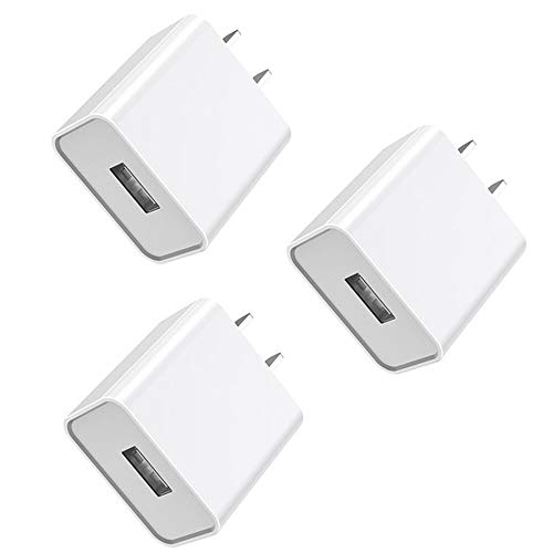 MEROM 5V 2A AC/DC Power Adapter for WyzeCam, Wyze Cam Pan, Kasa Cam, Dropcam, Nest Cam, Furbo Dog, YI Dome Wireless IP Security Camera USB Wall Charger Cord(3 Pack)