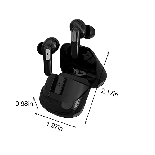 Lanhui Touch-Control Wireless Earbuds,Bluetooth 5.0 Headphones Sports Work Earbuds Wireless Headphones with Noise-Cancelling